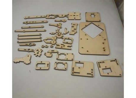 Brazo Robot Robotico MDF Madera Incluye SG90 Micro servo 180 grados