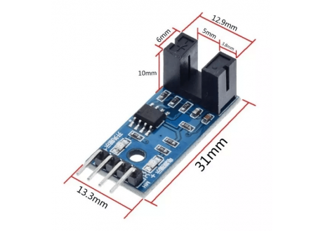 Kit Arduino Sensor Velocidad Herradura + Encoder + Motor