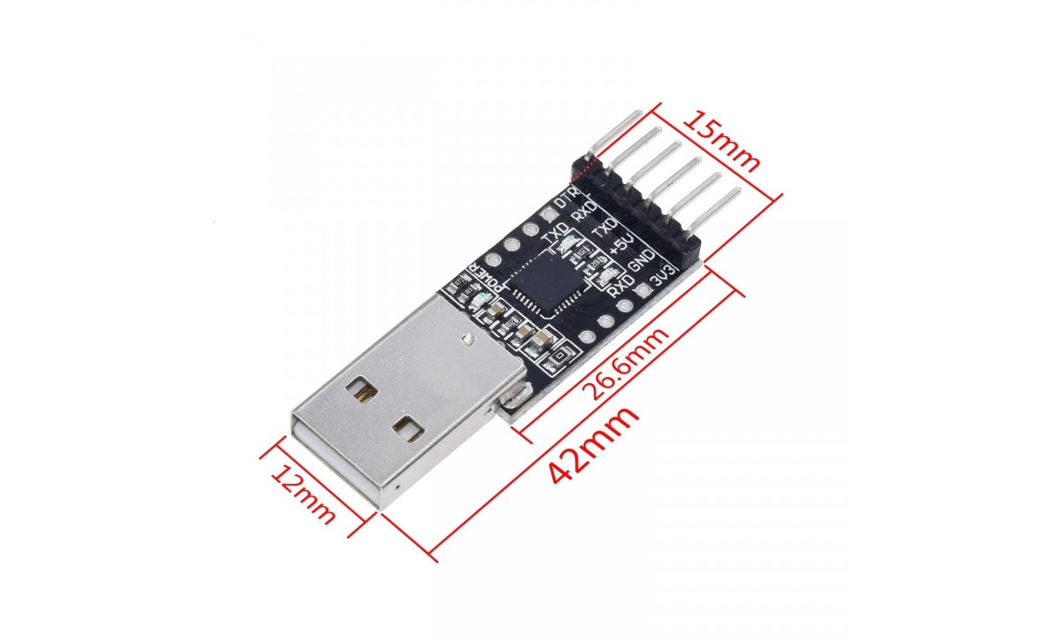 Modulo Conversor Adaptador Serial USB a TTL CP2102 (Programador Arduino ...