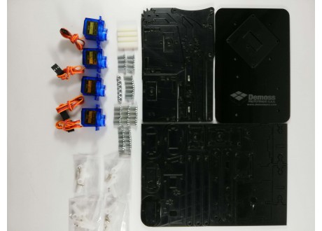 Kit Brazo Robot Robotico Acrilico con Servos Sg90 Incluye Arduino