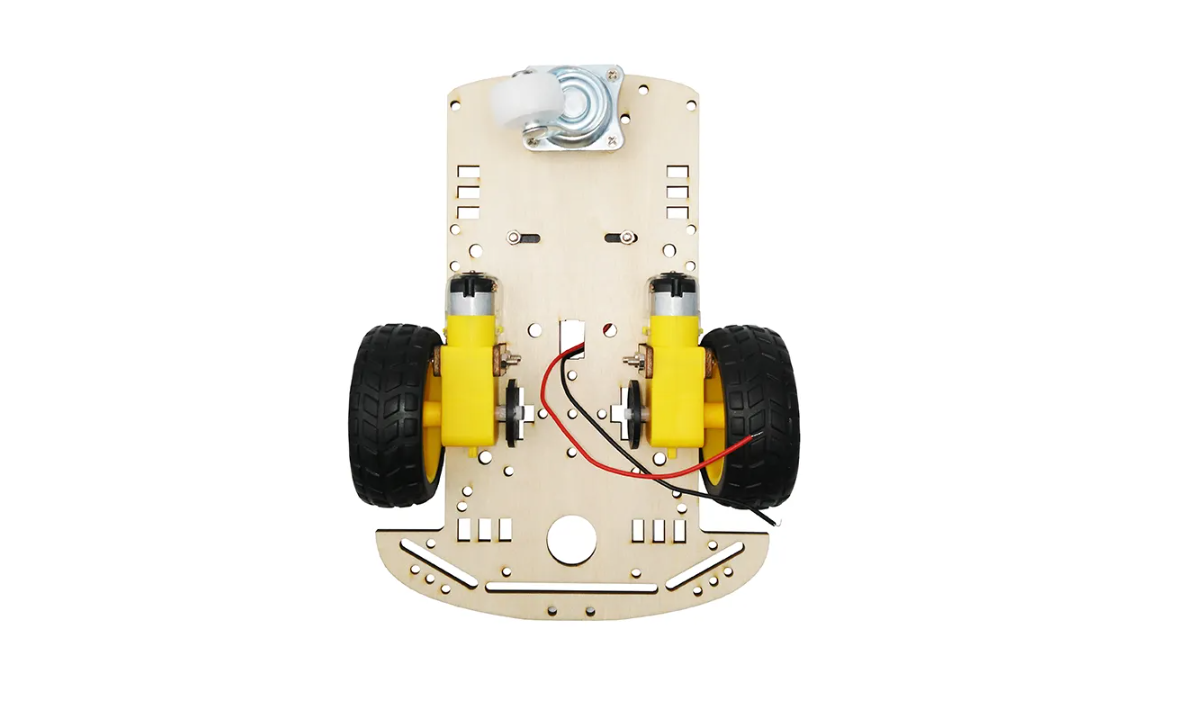 Kit Carro Smart Robot Chasis 2WD En Madera Seguidor Arduino