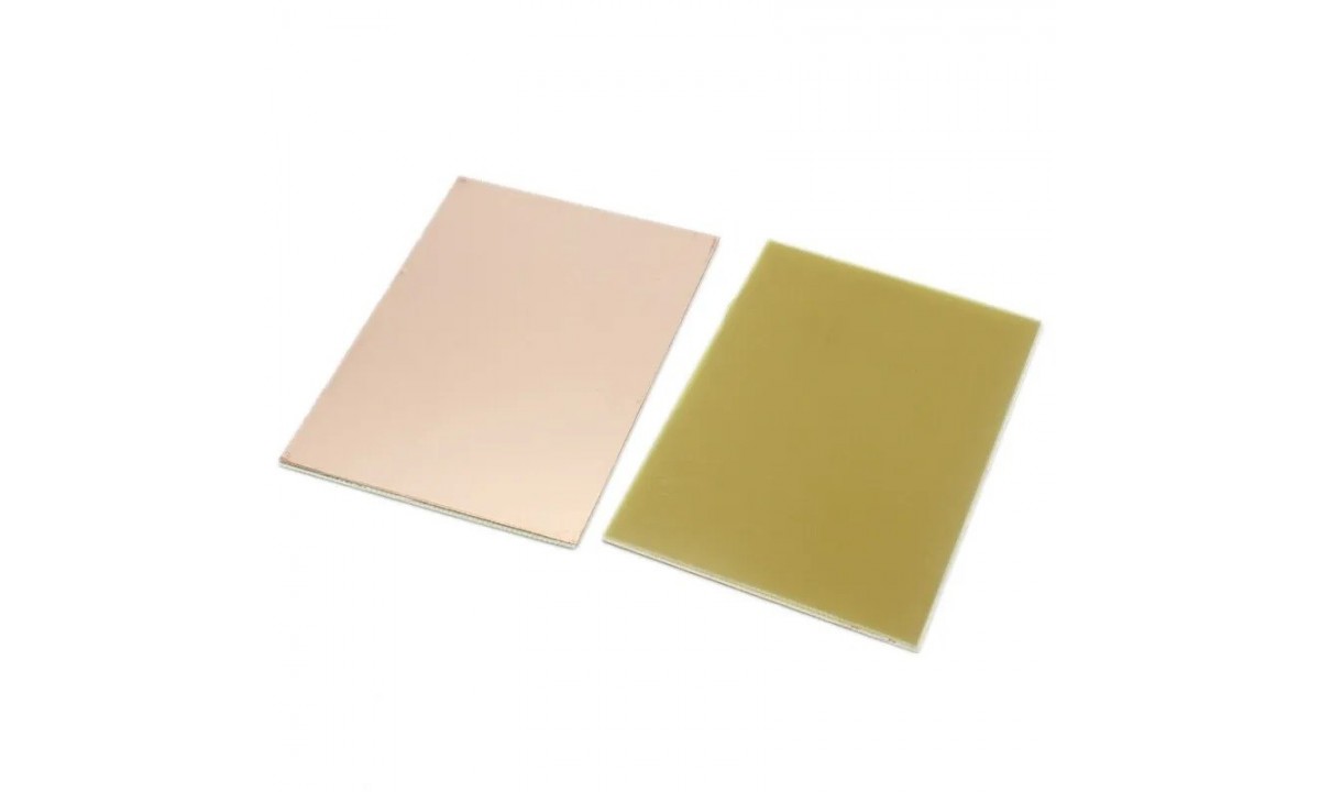 Baquela Lamina Impresos PCB Fibra Vidrio FR4 5x5 cm