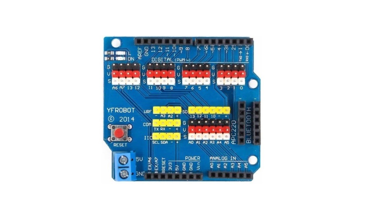Modulo Sensor Shield V5.0 Tarjeta Expansion Arduino Uno R3